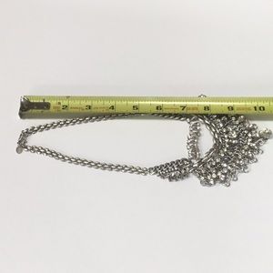 Express | Jewelry | Express Silver Ornate Rhinestone Necklace | Poshmark